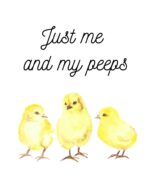 Celebrate the Season With A Cute Just Me and My Peeps Printable - Our ...