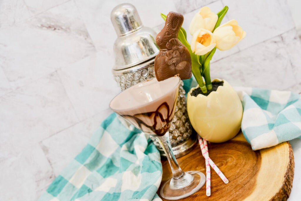 How to Make a Rich and Creamy Easter Bunny Chocolate Martini