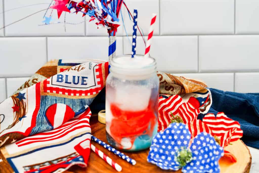 Sparkling Red, White, and Blue 4th of July Punch: Kid-Friendly
