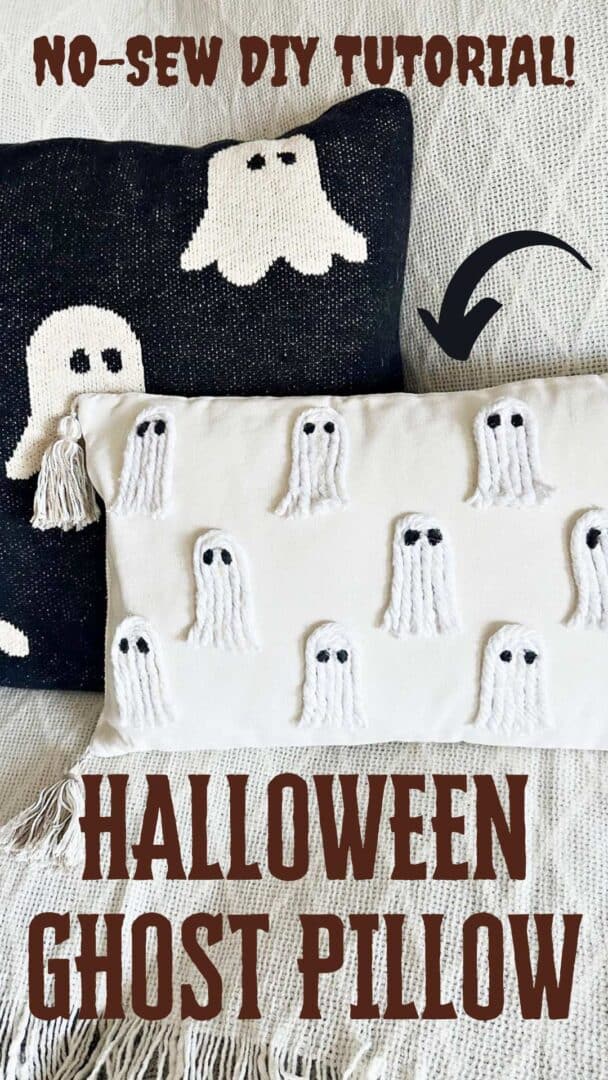 How to Create Your Own Adorable DIY Halloween Ghost Pillow