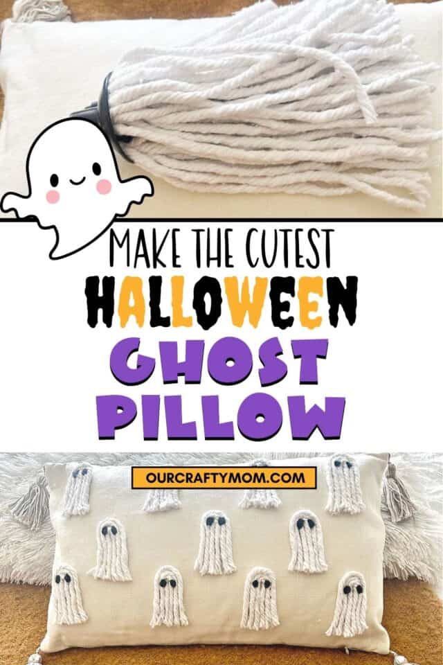 How to Create Your Own Adorable DIY Halloween Ghost Pillow