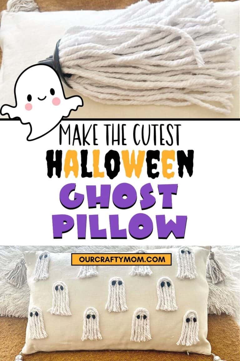 How to Create Your Own Adorable DIY Halloween Ghost Pillow