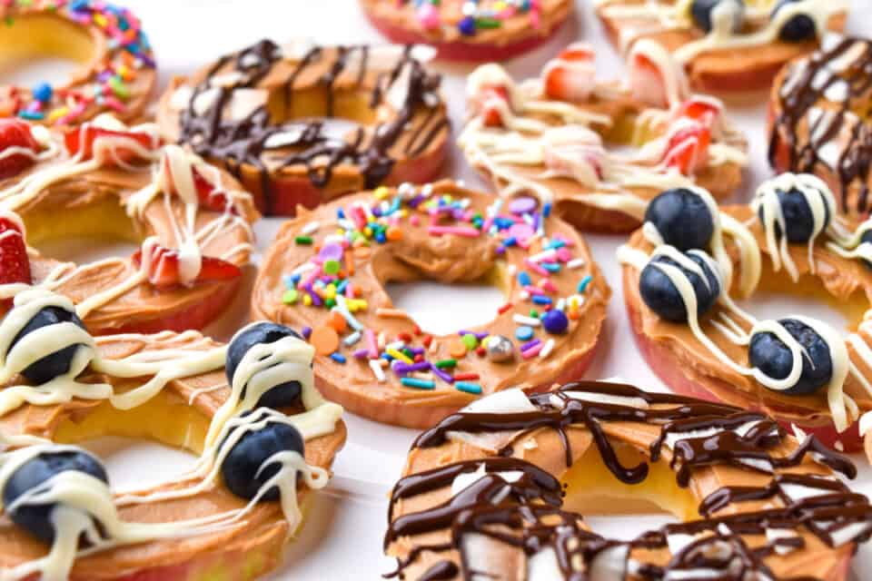 Apple Slices with Peanut Butter Go Gourmet With A Twist