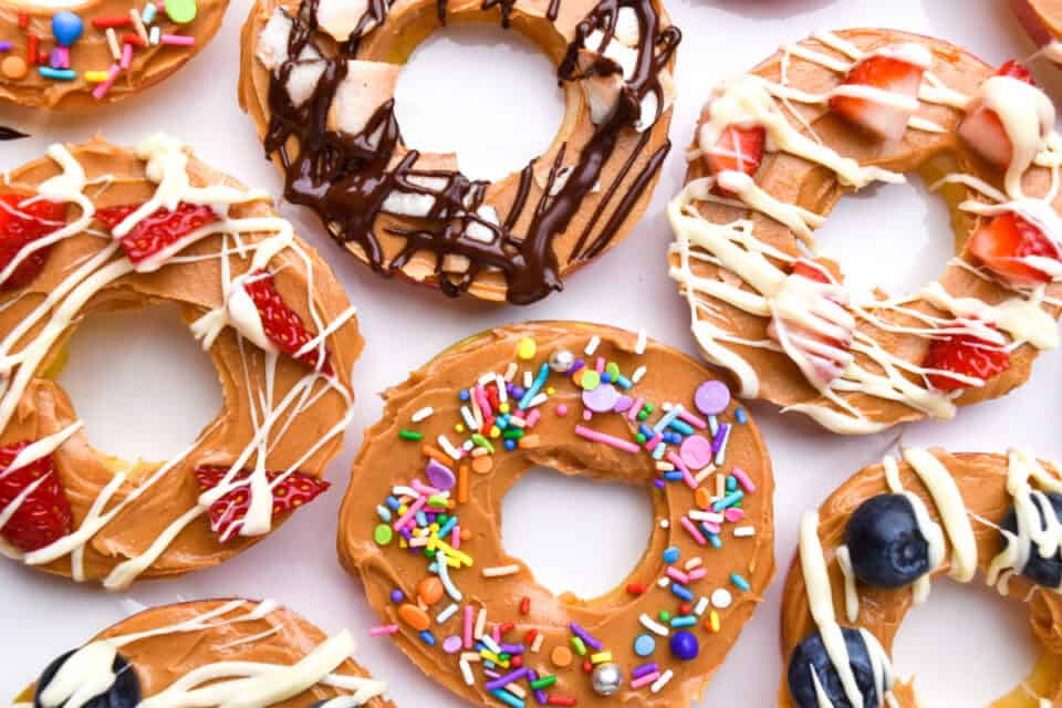 Apple Slices with Peanut Butter Go Gourmet With A Twist