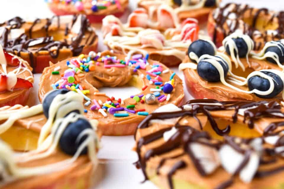 Apple Slices with Peanut Butter Go Gourmet With A Twist