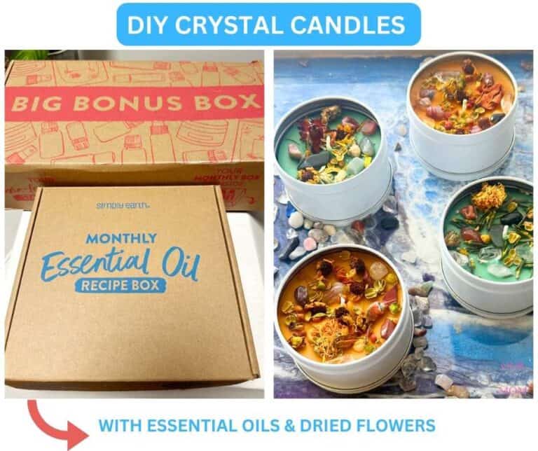 Make Your Own Stunning Crystal Candles With Simply Earth Oils