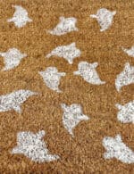 How to Make a Cute Painted Ghost Halloween Doormat For $10!