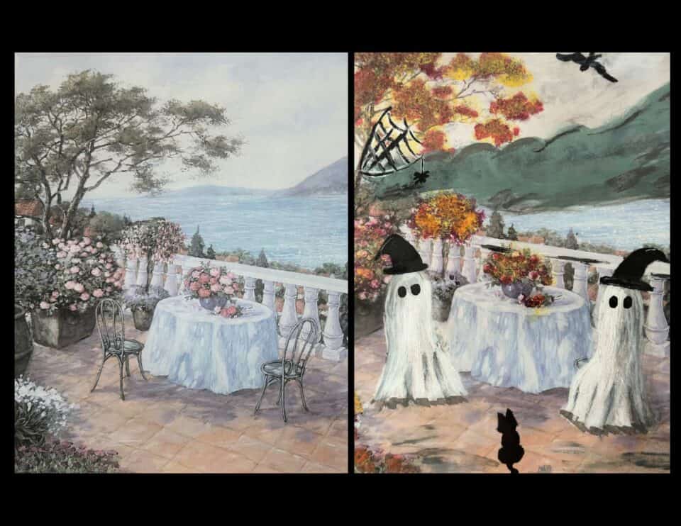 Make Chic Halloween Art With The Hottest Thrift Store Ghost Trend