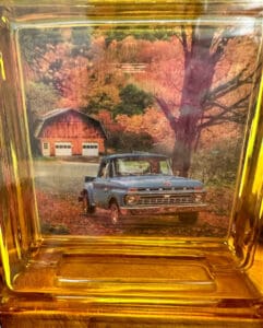 Gorgeous Glass Block Crafting with Free Fall Truck Printable