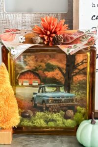 Gorgeous Glass Block Crafting with Free Fall Truck Printable