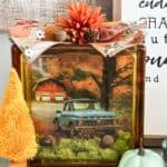 Gorgeous Glass Block Crafting with Free Fall Truck Printable
