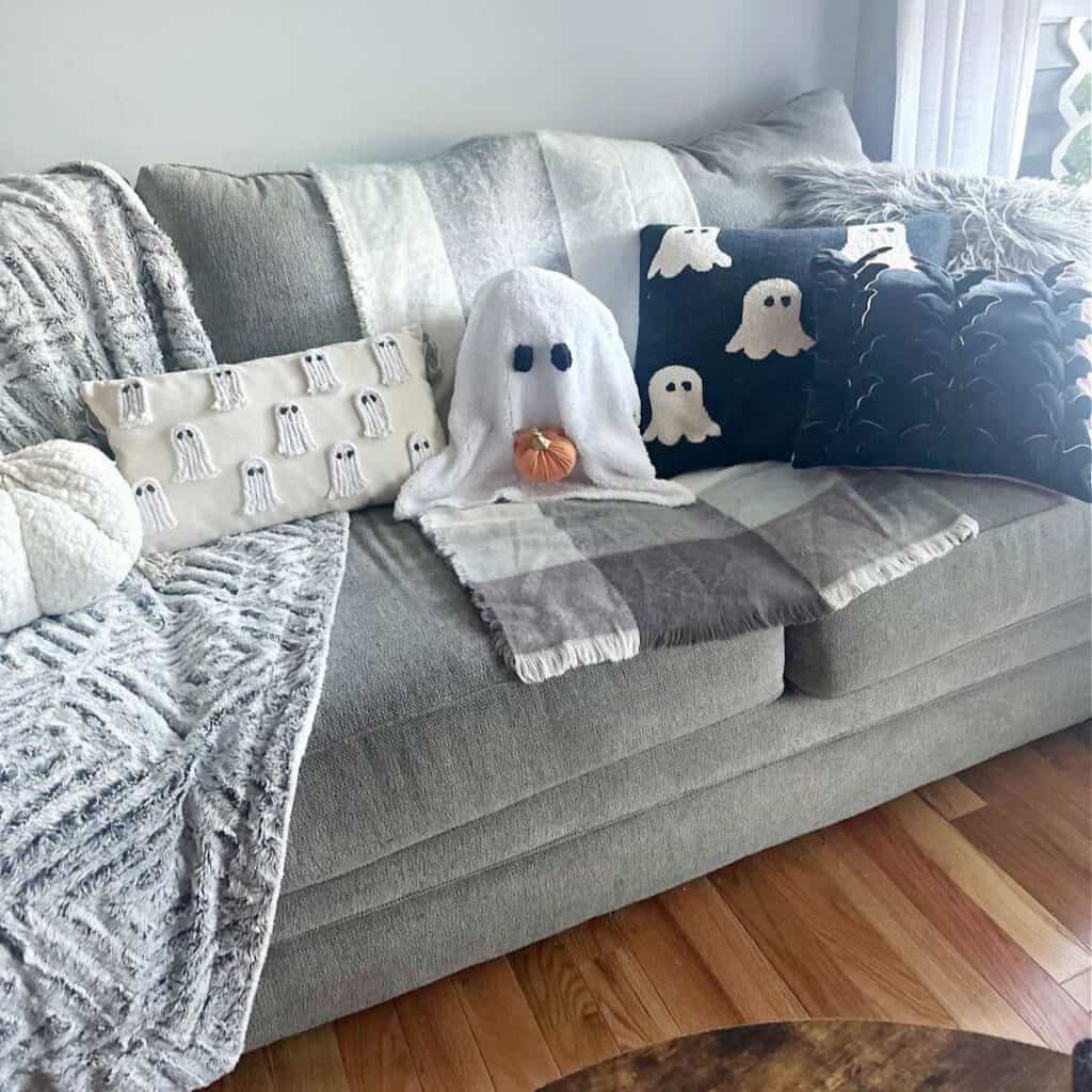 How to Make an Affordable Pottery Barn Ghost Pillow Dupe