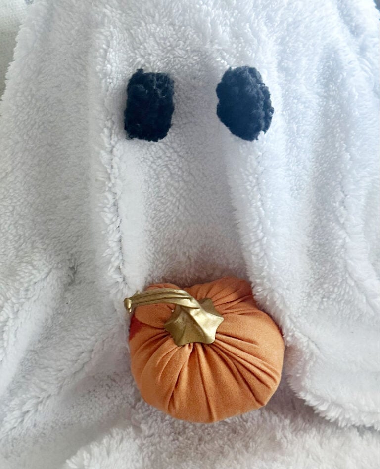 How to Make an Affordable Pottery Barn Ghost Pillow Dupe