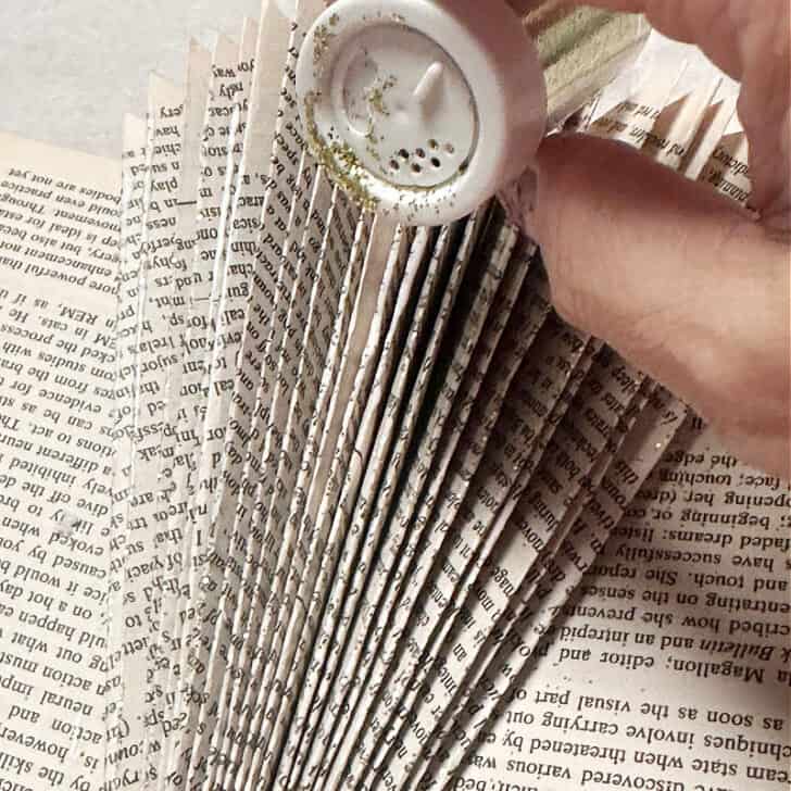 Easy Tutorial for Gorgeous Christmas Tree Folded Book Art