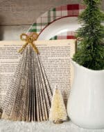 Easy Tutorial for Gorgeous Christmas Tree Folded Book Art