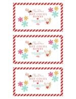 The Easiest Way to Make Christmas Hot Cocoa Bombs + Gift Tag