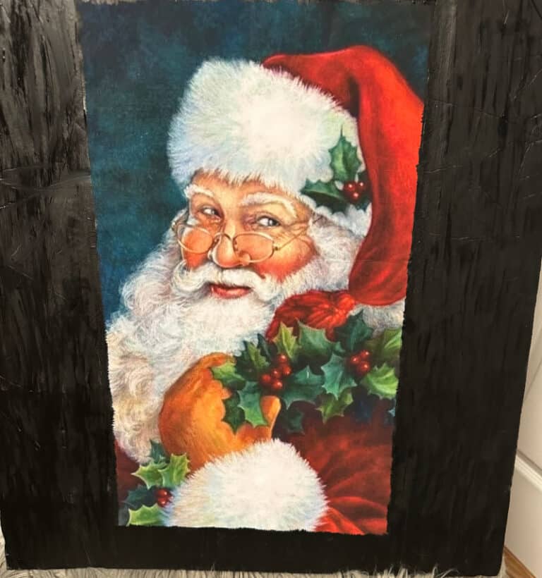 How to Make Stunning Large Christmas Wall Art on a Budget