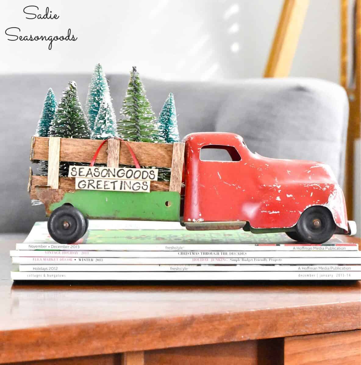 29 Red Truck Christmas Decor Ideas, Crafts and DIY Projects
