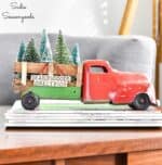 29 Red Truck Christmas Decor Ideas, Crafts and DIY Projects