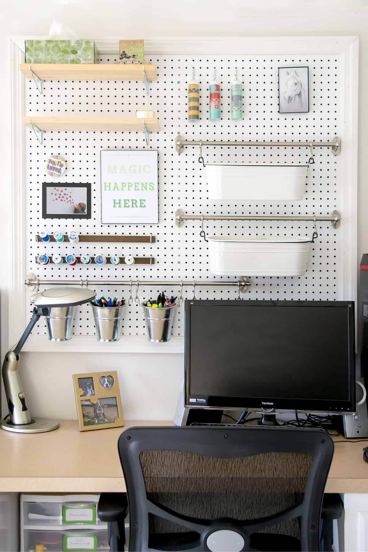 35 DIY Craft Storage Hacks, Organizing and Decluttering Tips