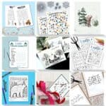 Free Winter Printables With A Watercolor Woodland Theme