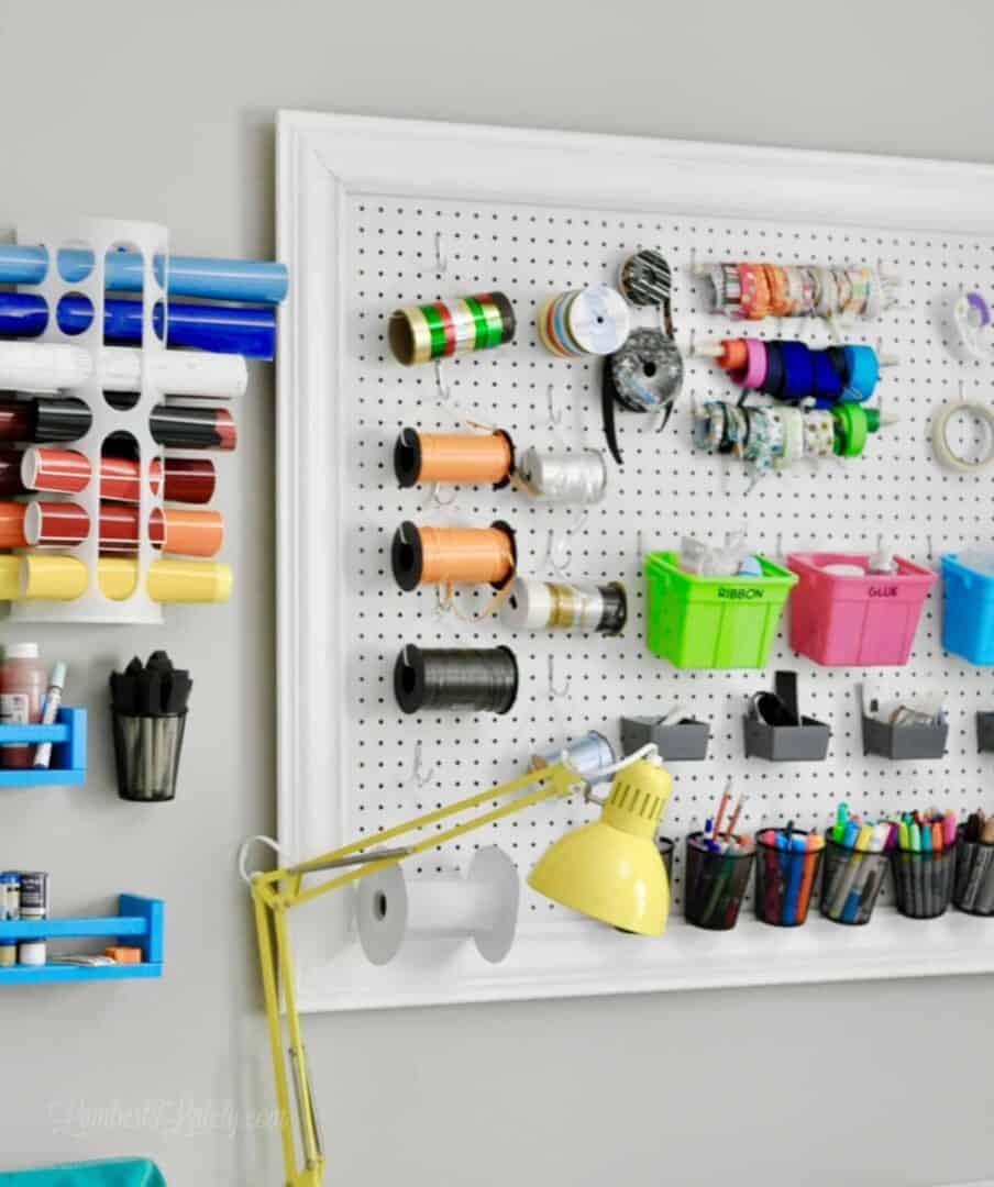 35 DIY Craft Storage Hacks, Organizing and Decluttering Tips