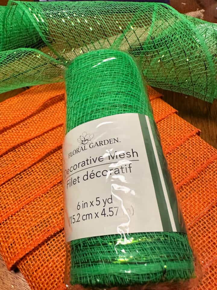 How to Make A DIY Carrot Wreath Using Dollar Tree Supplies