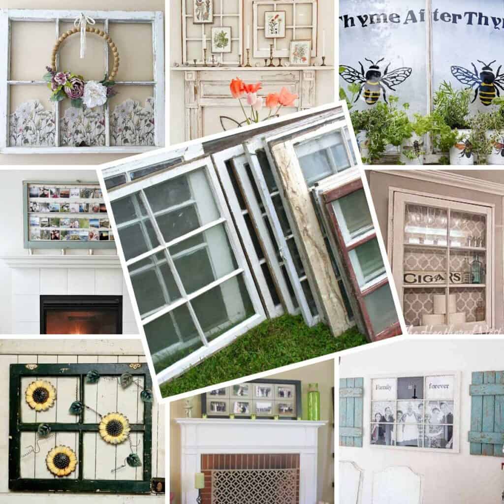 17 Best Repurposed Old Window Decor Ideas for Rustic Charm