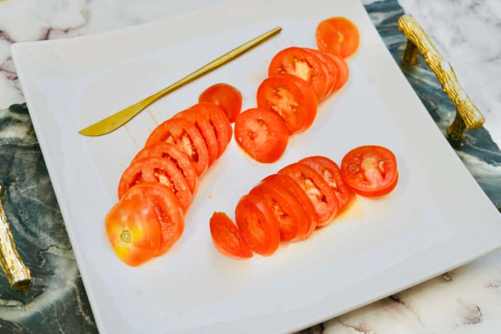 Patriotic American Flag Fresh Mozzarella Cheese Tray
