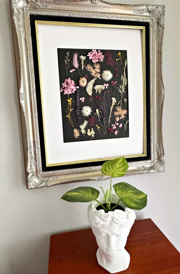 How to Make Stunning Pressed Dried Flower Wall Art