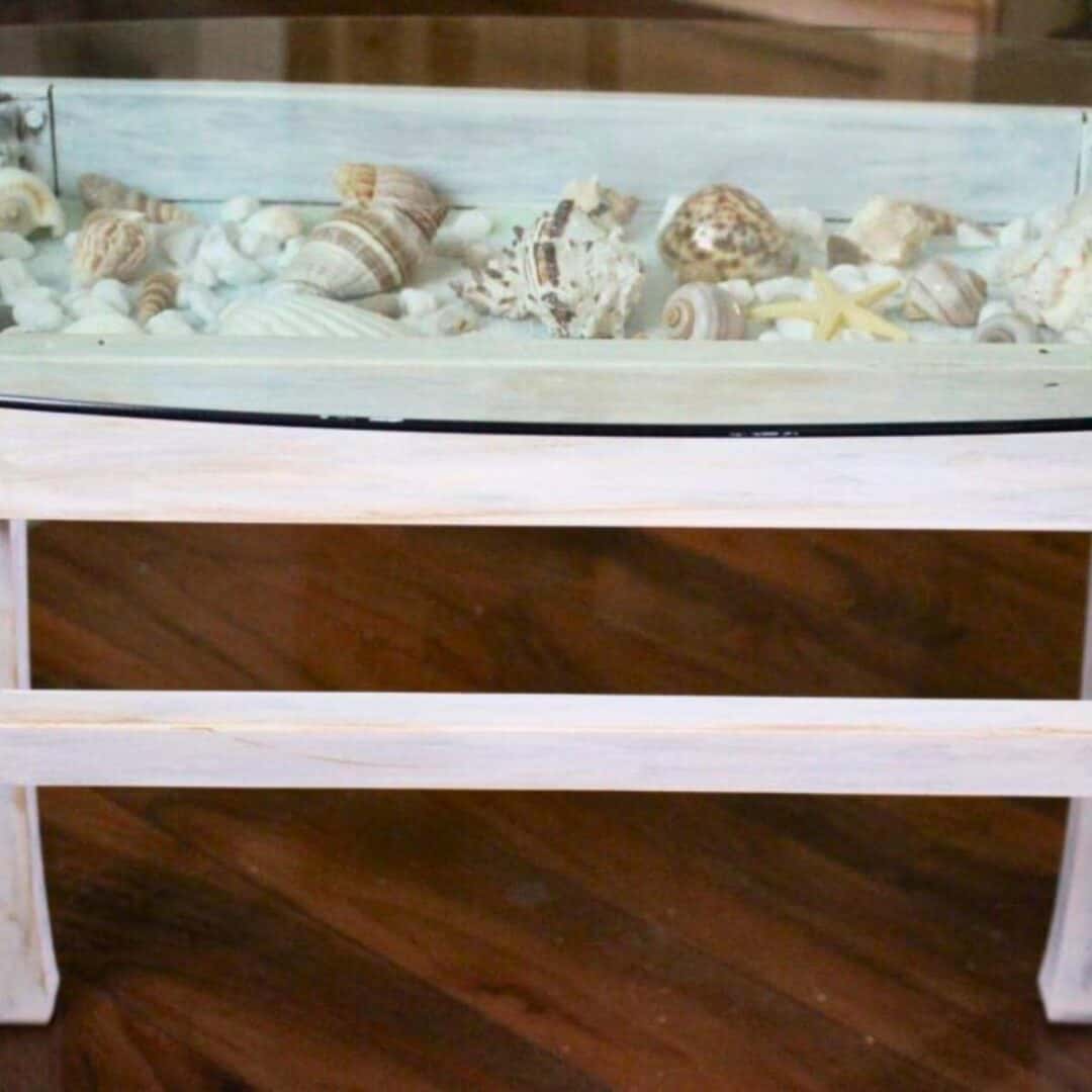 Transform Beach Treasures into a Stunning DIY Seashell Table