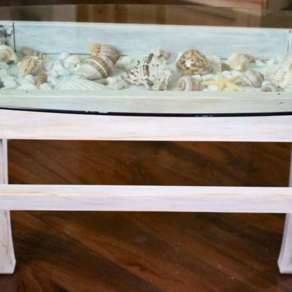 Transform Beach Treasures into a Stunning DIY Seashell Table