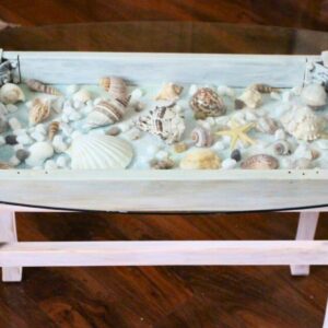 Transform Beach Treasures into a Stunning DIY Seashell Table