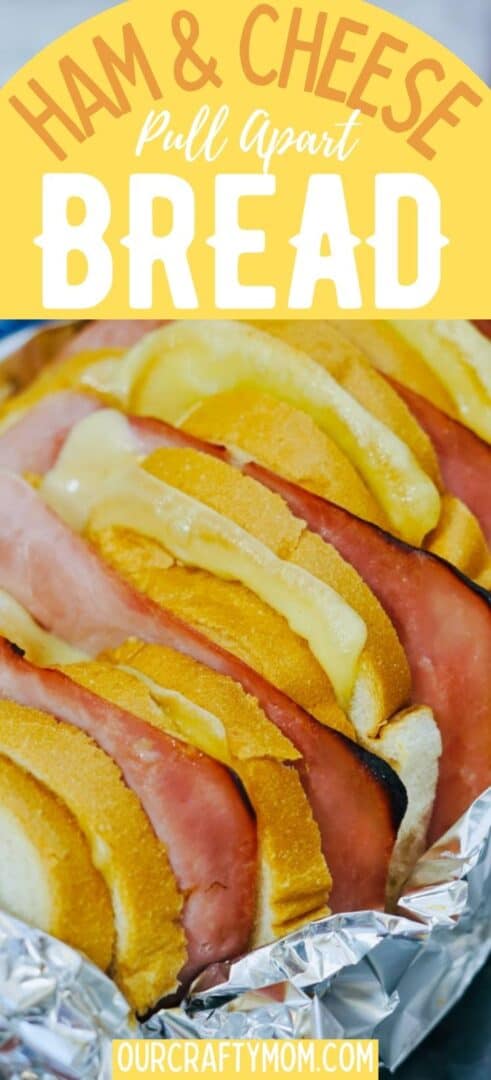 Easy Cheesy Ham and Cheese Pull Apart Bread Recipe