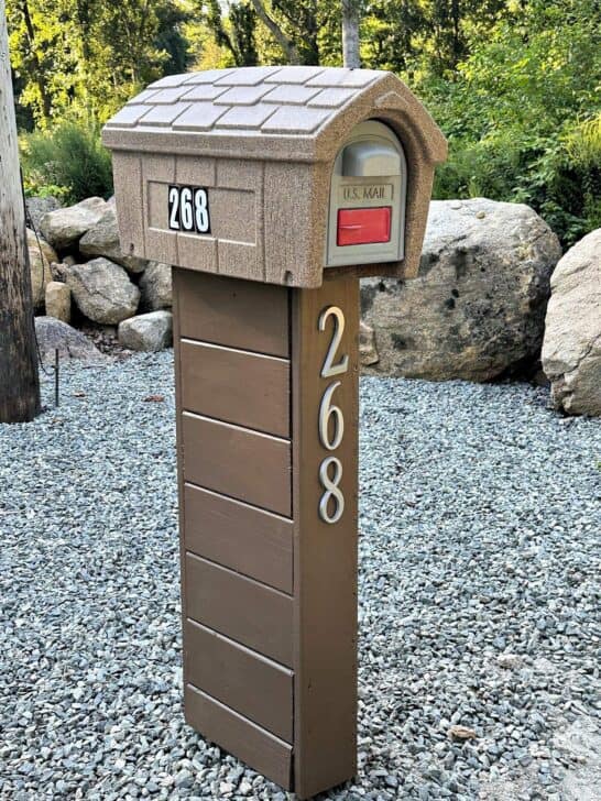 How to Build a DIY Wooden Mailbox Full of Rustic Charm