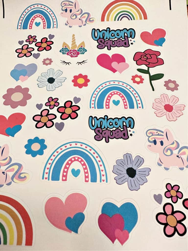 Easy Print and Cut Stickers with Cricut Joy Xtra