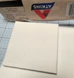 How to Make Easy Mini Busted Canvas Vintage Santa Ornaments