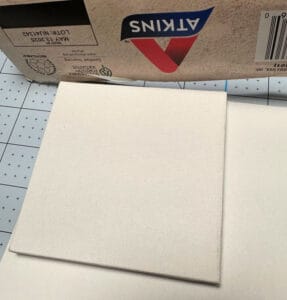 How to Make Easy Mini Busted Canvas Vintage Santa Ornaments