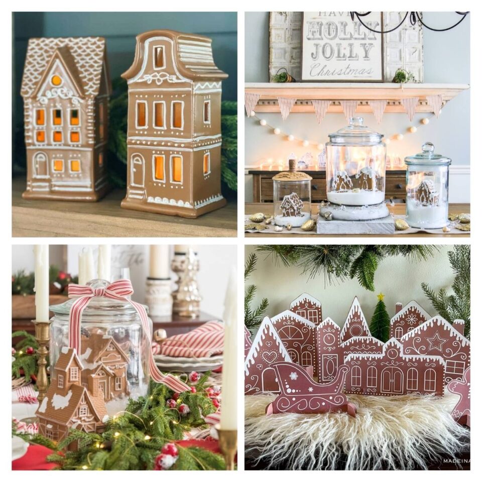 Gingerbread Christmas Decor and Crafts for Kids and Adults
