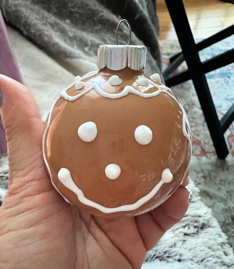 Adorable DIY Gingerbread Christmas Tree Ornaments