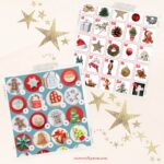 Printable Christmas Countdown Set With 2 Festive Designs