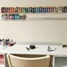 DIY Wall-Mount Acrylic Craft Paint Storage Under $10!
