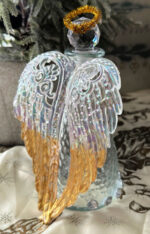 Easy DIY Glass Angel from a Dollar Tree Bottle
