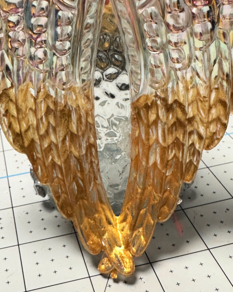 Easy DIY Glass Angel from a Dollar Tree Bottle