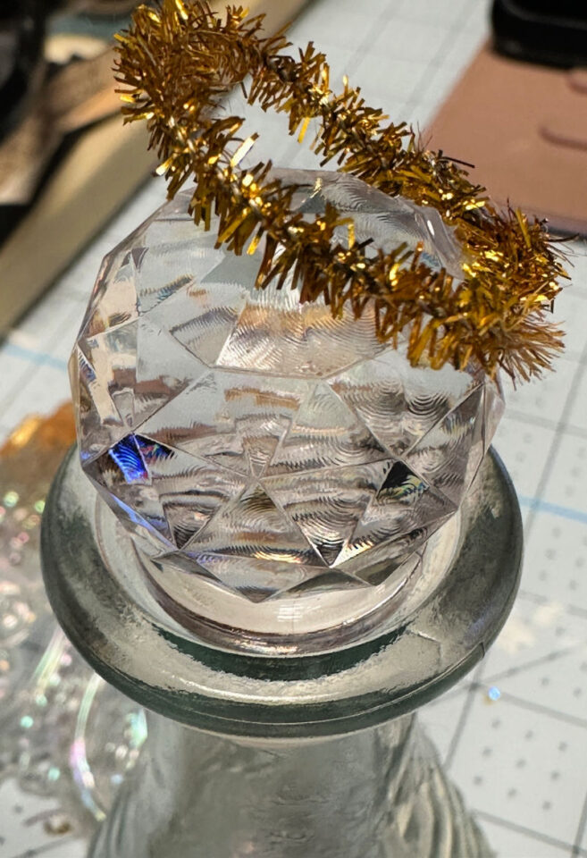 Easy DIY Glass Angel from a Dollar Tree Bottle