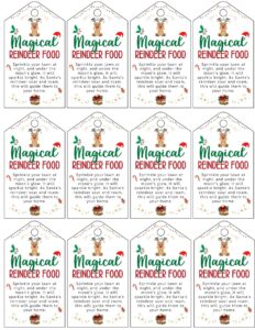Sprinkle Some Magic: Reindeer Food Poem with Free Printable