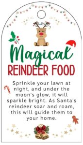 Sprinkle Some Magic: Reindeer Food Poem with Free Printable