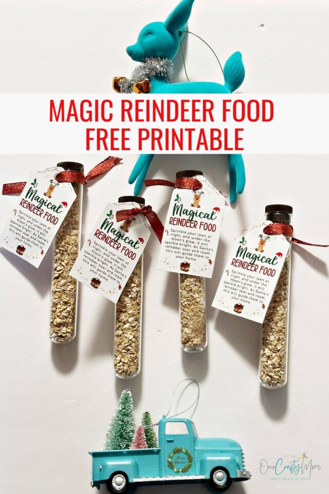 Sprinkle Some Magic: Reindeer Food Poem with Free Printable