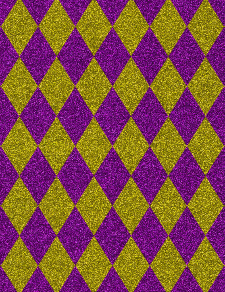 Free Mardi Gras Printables in Traditional Purple, Green and Gold