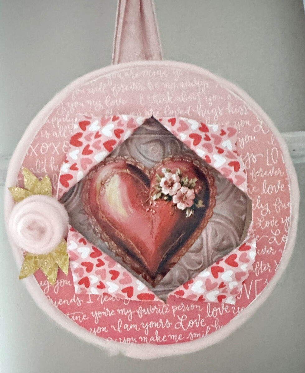 Valentine's Day Art Busted Canvas